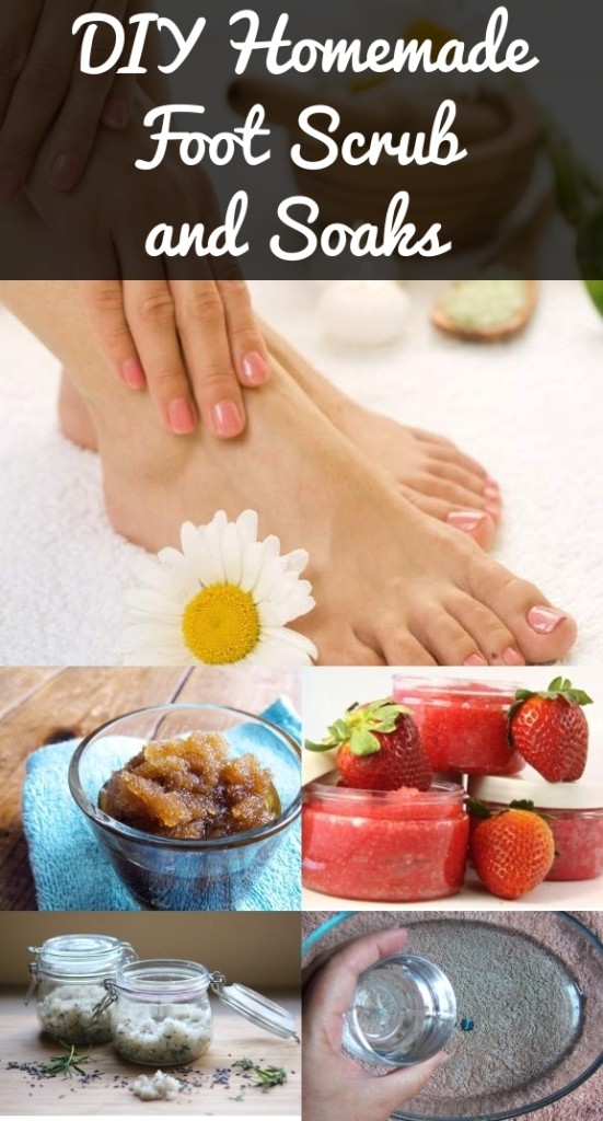 12 DIY Easy Homemade Foot Scrub And Soaks [Natural Scrubs]